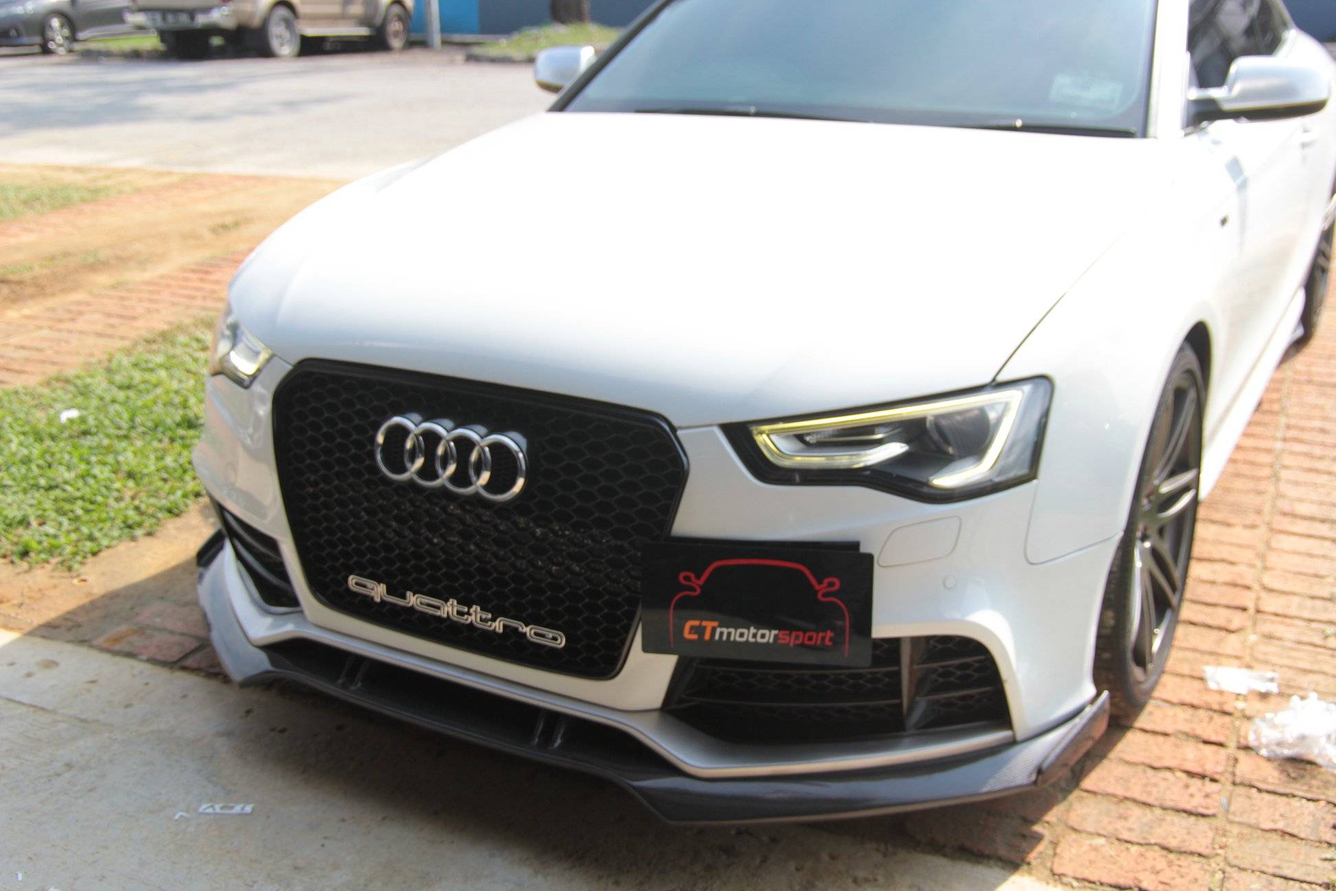 Audi A5 RS5 B8 5 Installed Front Lip Carbon Fibre RS5
