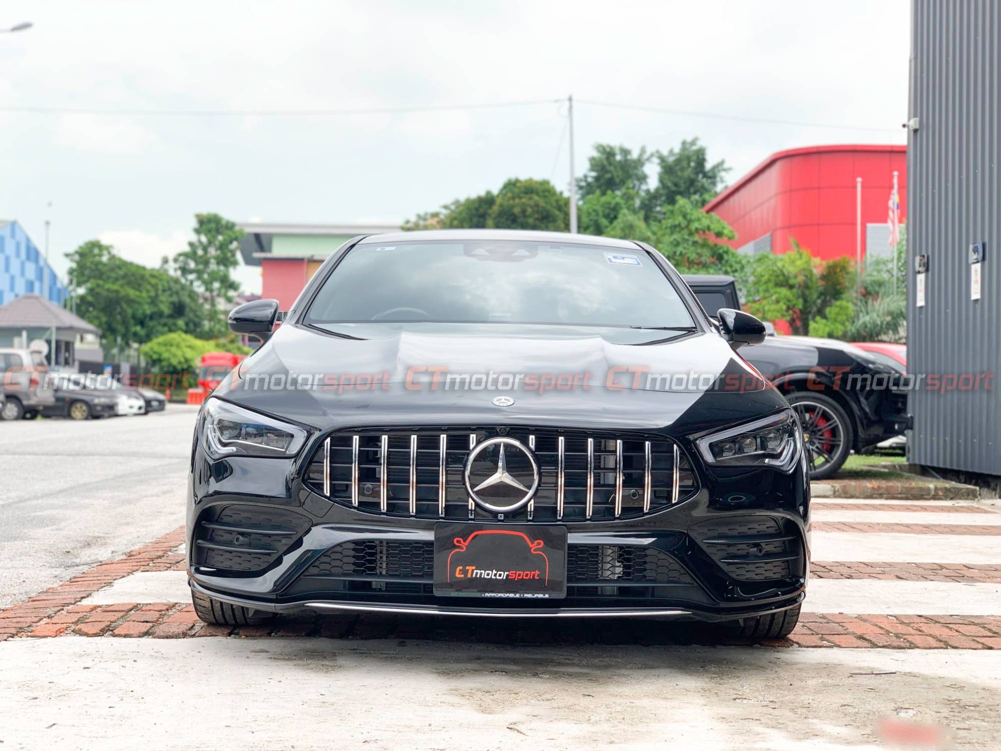 Mercedes-Benz W118 CLA Installed GT Style Front Grill