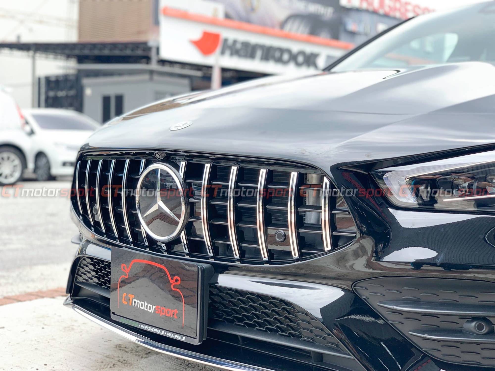 Mercedes-Benz W118 CLA Installed GT Style Front Grill