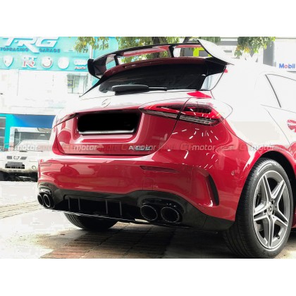 Mercedes Benz A-Class W177 Installed A45s Rear Spoiler