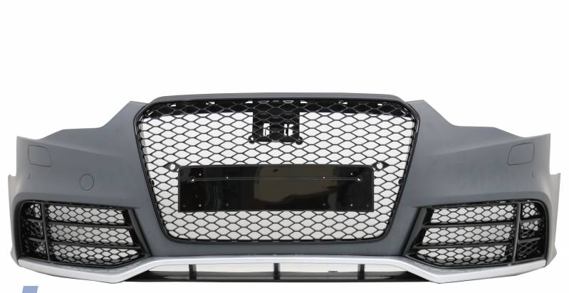 Audi A5 B8.5 Installed RS5 Front Bumper Complete Set