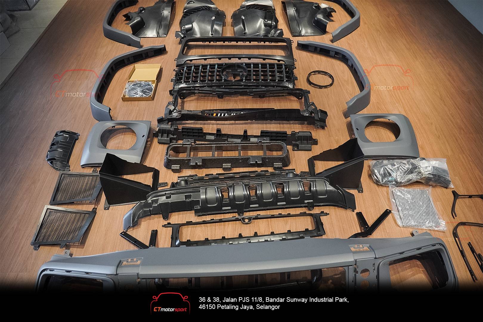 MERCEDES BENZ W464 TO W465 G63 AMG BODYKIT