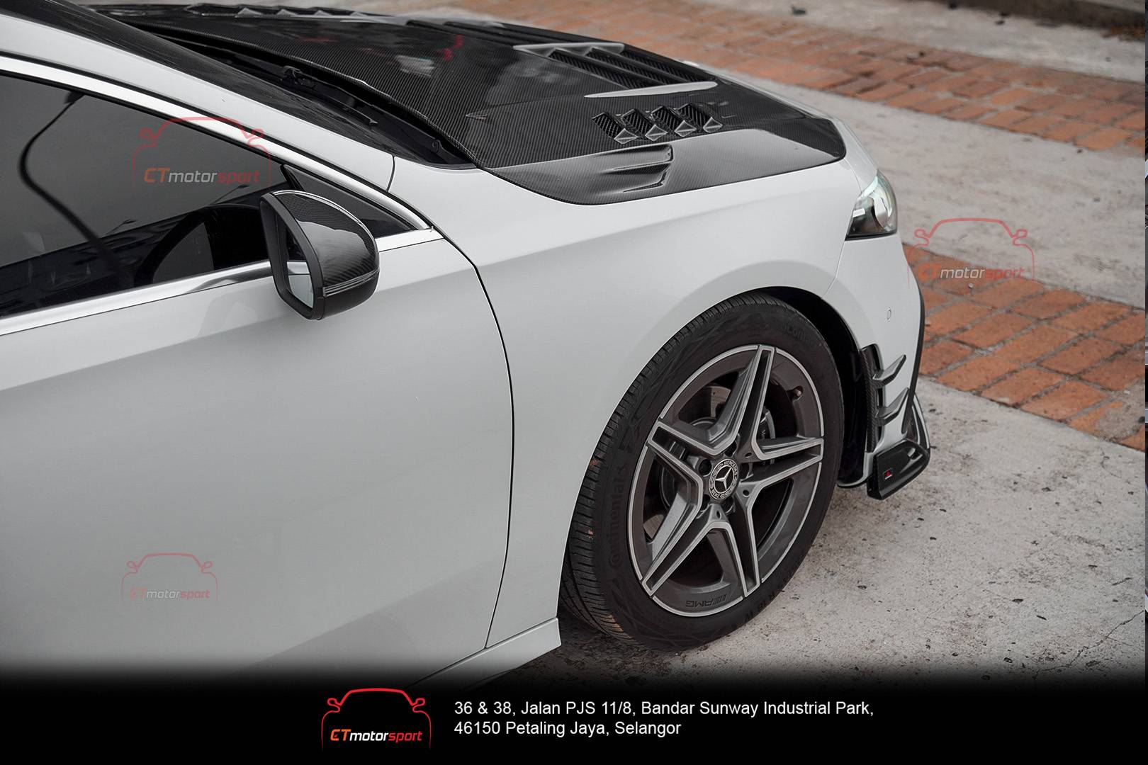 Mercedes A-Class W177 V177 A200 A250 A35 A45s Front Bonnet Varis