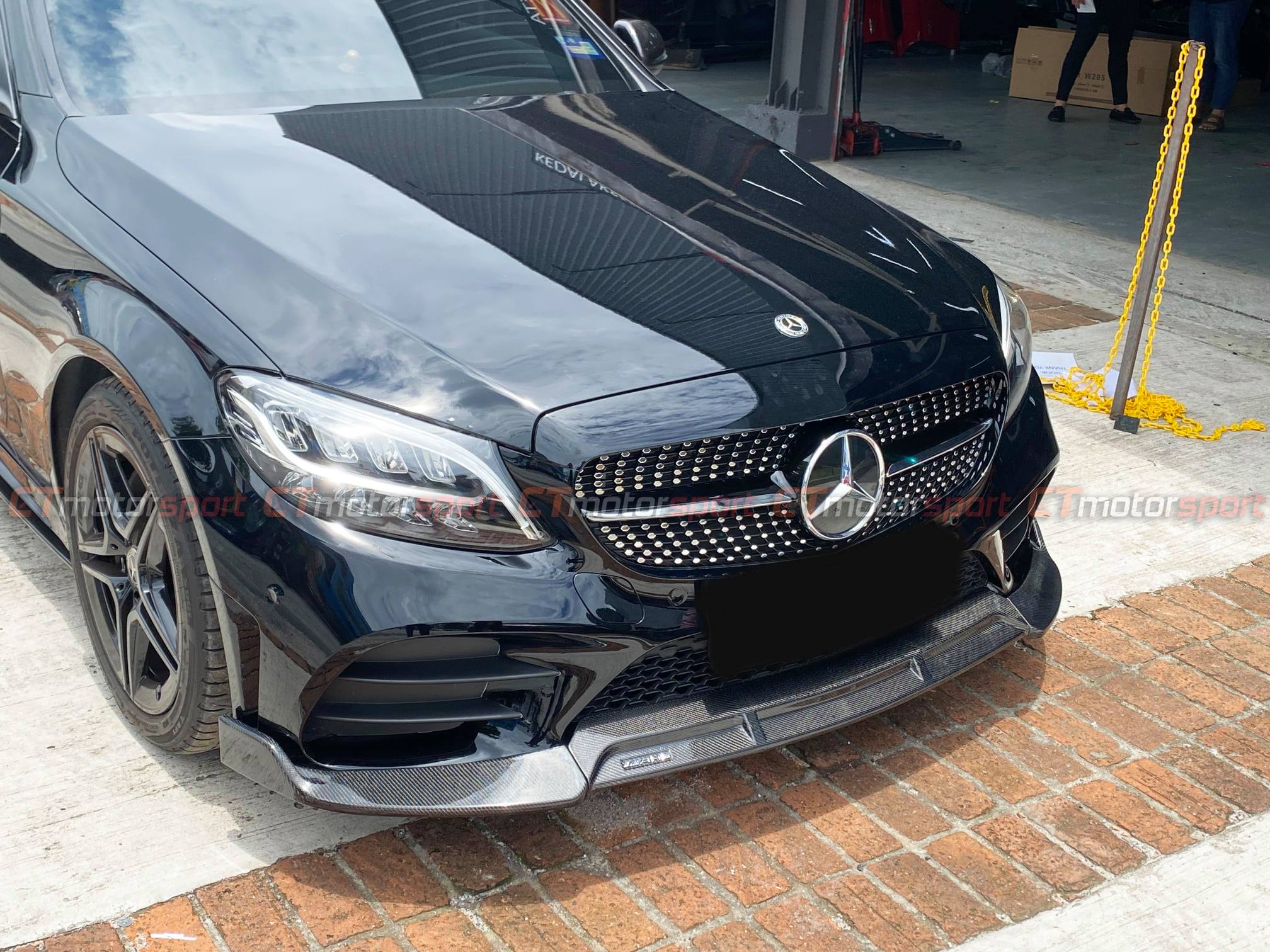 W205 Carbon Fiber Front Lip at Deborah Mcgee blog